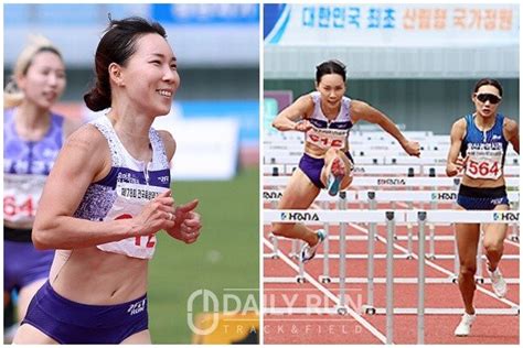 허들 여제 조은주의 행복한 미소 100m 허들 변함없이 우승 [정선 선수권 육상] 네이트 스포츠