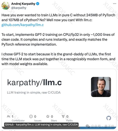 Openai创始大神手搓千行c代码训练gpt，附pytorch迁移教程 学习aigc