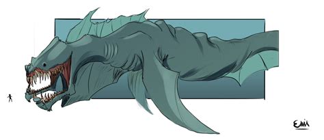 Scp 1128 Aquatic Horror Concept Art By 1justaguy1 On Deviantart
