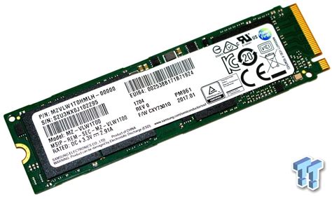 Samsung PM961 1TB M.2 NVMe PCIe SSD Review | TweakTown