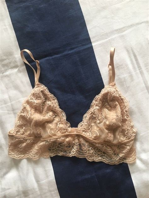 Alix Vintage Nude Bralette On Designer Wardrobe