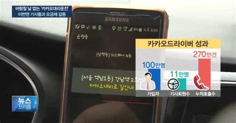 바람 잘 날 없는 카카오 대리운전