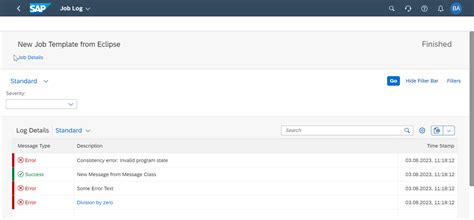 create application logs and attach it to applicati sap community
