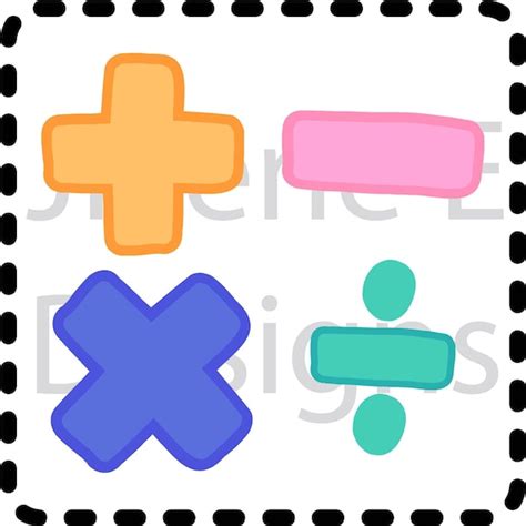 Math Symbol Clip Art