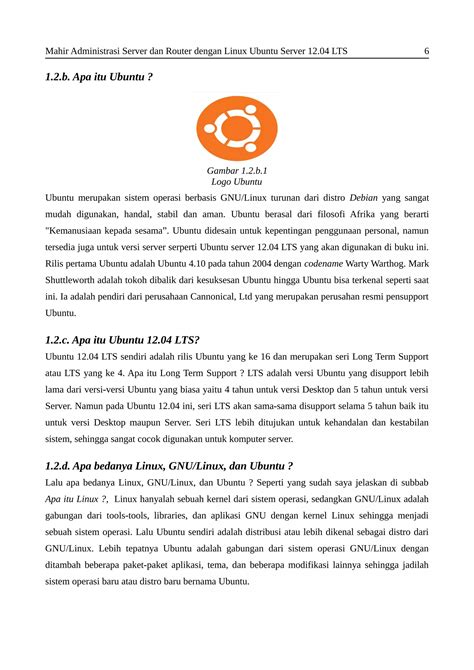 mahir administrasi server dan router ubuntu server pdf