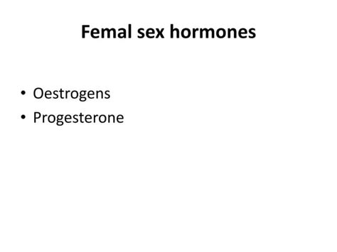 Female Sex Hormones Indicators Of Ovulation Pdf