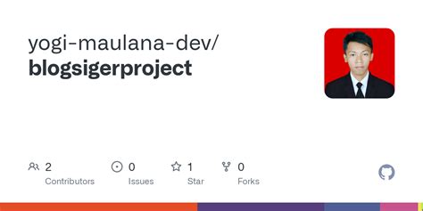 Github Yogi Maulana Dev Blogsigerproject