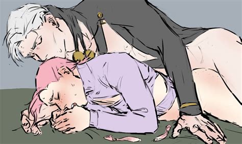 Rule 34 Anal Anal Sex Blush Closed Eyes Doppios Sweater Jojos Bizarre Adventure Male Focus