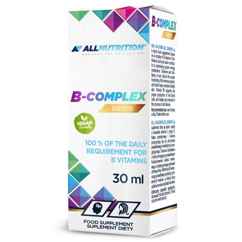 B Complex Drops 30ml Allnutrition • 4 € • Lowest Prices •