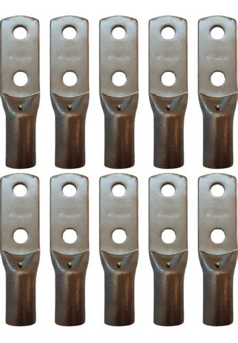 Kit 10 Und Terminal Comp 2furos 1comp 35mm Tm 35 2 Frete Grátis