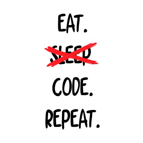 eat sleep code repeat programmers pillow teepublic