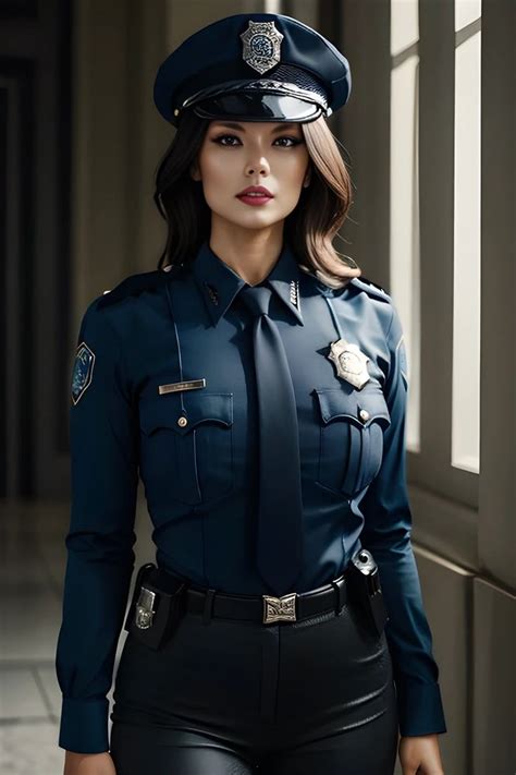 Female Police Officer In Uniform