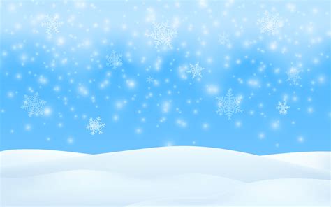 Winter Season Scene Merry Christmas Snow Background Vector 3d