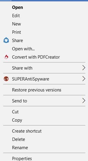 how to add or remove share context menu in windows 10 tutorials