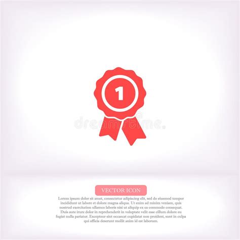 Award Icon Vector Icon Lorem Ipsum Flat Design Stock Illustration