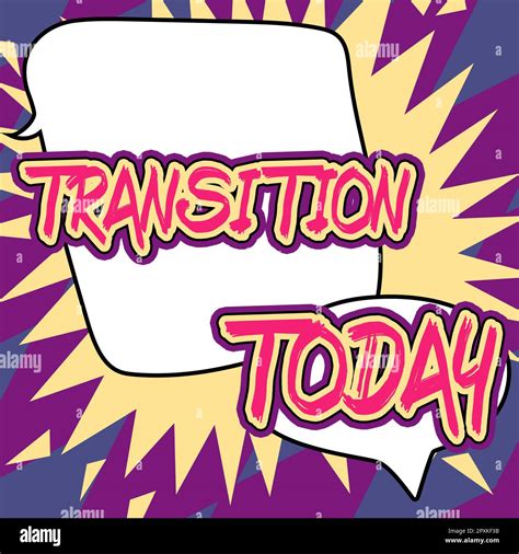 Sign Displaying Transition Word Written On A Dramatic Or Sweeping Alteration Of Shape Or