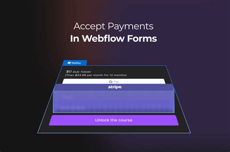 Form Payments App Webflow Apps And Integrations