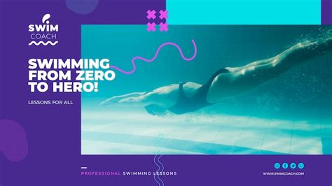 Free Psd Swimming Banner Template