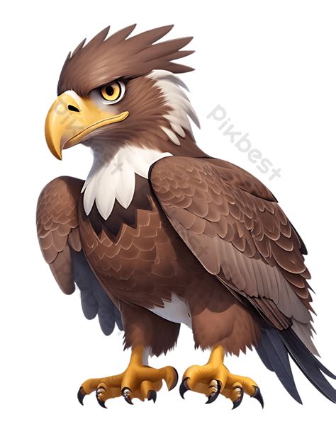 날개를 뻗은 Png 만화 대머리 독수리 일러스트 Png Png 무료 다운로드 Pikbest