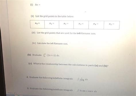 solved 1 let f x 2x 1 a use a riemann sum to estimate