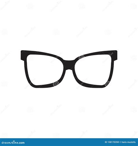 Glasses Graphic Design Template Vector Isolated Illustration Stock Vector Illustration Of