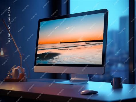 Premium Psd Psd Desktop Computer Mockup
