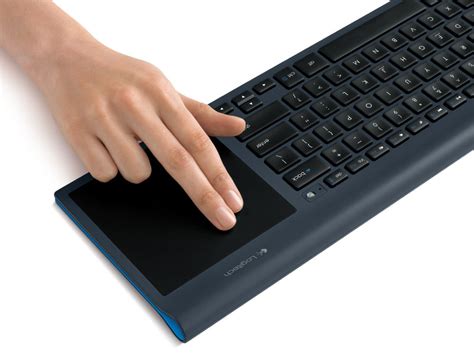 Logitech Tk820 Wireless All In One Keyboard With Built In Touchpad Ebay