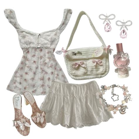 Cute Aesthetic Girly Outfit Giysiler Moda Kıyafetler Tarz Moda
