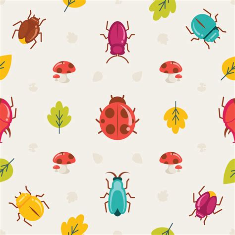 Bug Seamless Pattern Background 6532892 Vector Art At Vecteezy