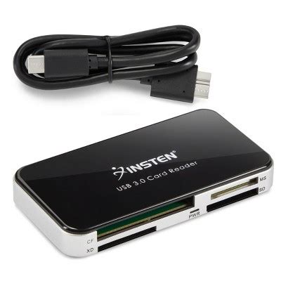 Insten Usb C Card Reader Usb With Usb C Cable In Compatible With Sd Microsd Tf Ms