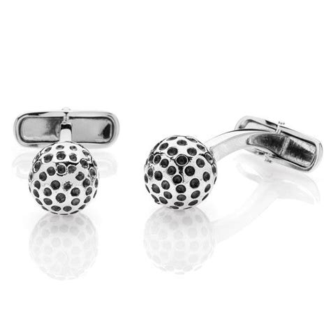 Golf Ball” Cufflinks Sterling Silver Pampaloni 1902
