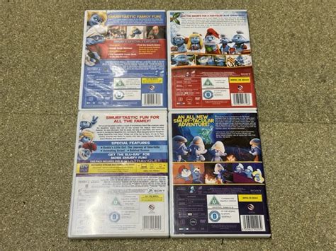 The Smurfs 1 2 Christmas Carol And Smurfy Hollow Dvd Bundle £5 43