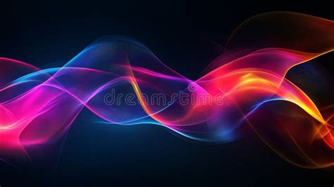 Vibrant Abstract Background with Dynamic Pulsating Colors Stock Illustration - Illustration of ...