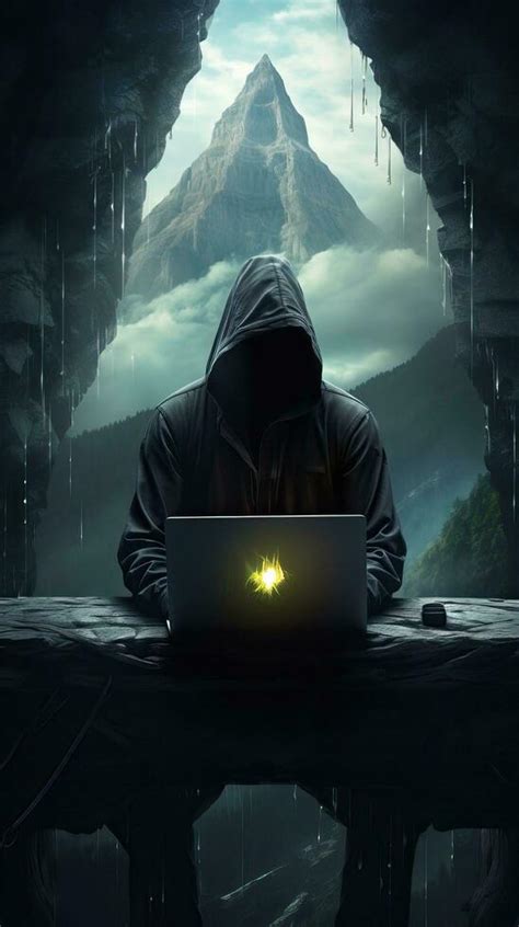 Hacker Typing On Laptop Anonymous Concept Generative Ai 30556760 Stock