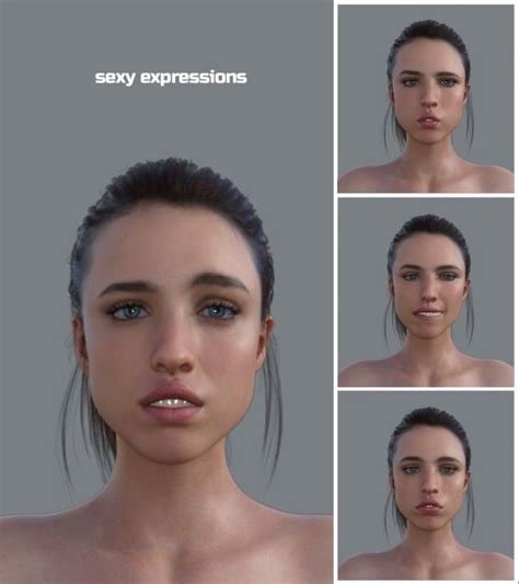 Sexy Face Expressions D Models For Daz Studio And Poser