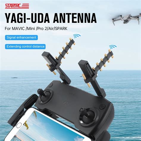 Dji 매빅 미니 2 프로 에어 스파크 리모컨 신호 향상 드론용 Yagi Uda 안테나 비행 거리 확장 티몬