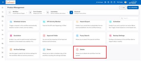 How Do I Delete A Workflow Cflowapps