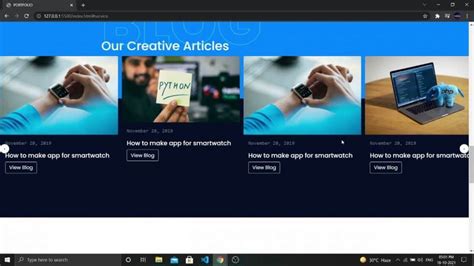 Portfolio Website Design Preview Using Html Css Js And Bootstrap Techiescraze Dieno Digital