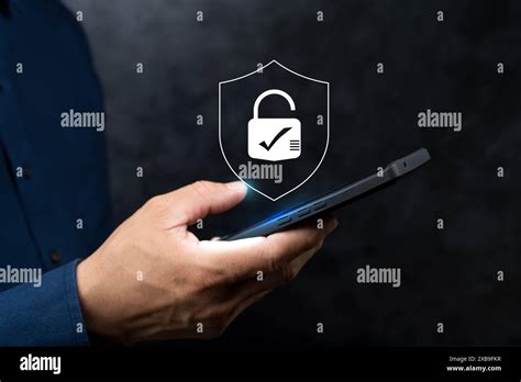 Cybersecurity And Privacy Concepts To Protect Data Businessman Use