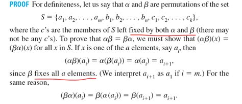 Abstract Algebra Question About Cycle Notation Of Permutations