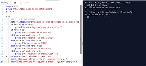 Errores try except python Programa basico Stack Overflow en español