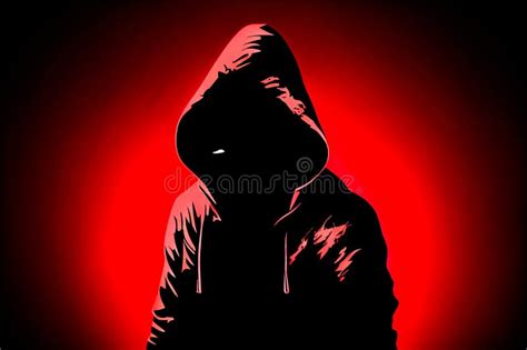 Hacker Wearing A Black Hooded Jacket Generative Ai Generative Ai