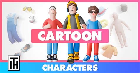 Cartoon Characters Animated Low Poly 3d Models 3d 人形角色 Unity Asset Store