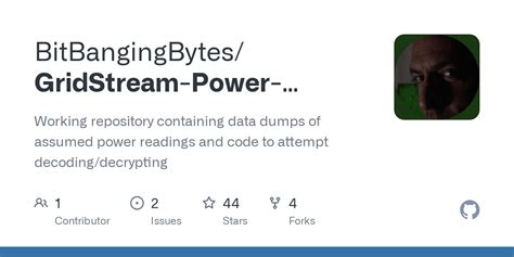 GitHub BitBangingBytes GridStream Power Usage Data Working Repository Containing Data Dumps