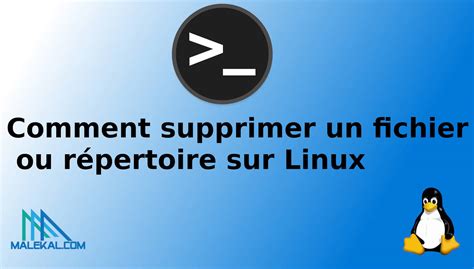 Comment Supprimer Un Fichier Ou Répertoire Sur Linux