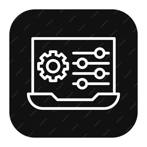 Premium Vector Configuration Vector Illustration
