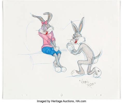 How To Draw Bugs Bunny And Lola