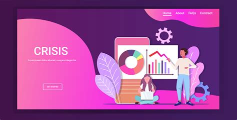 금융위기 파산 개념 수평 복사 공간 전체 길이 하락 하향 차트 다이어그램 경제 화살 분석 기업인 경영자에 대한 스톡 벡터 아트