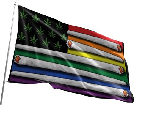 Blazing Buddies Joints Pride Flag Durable And Weather Resistant Beach
