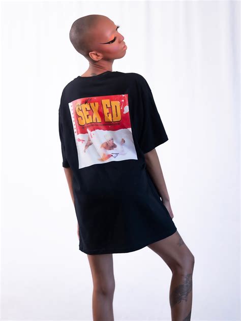 Sex Ed Black Tee Eyeamki